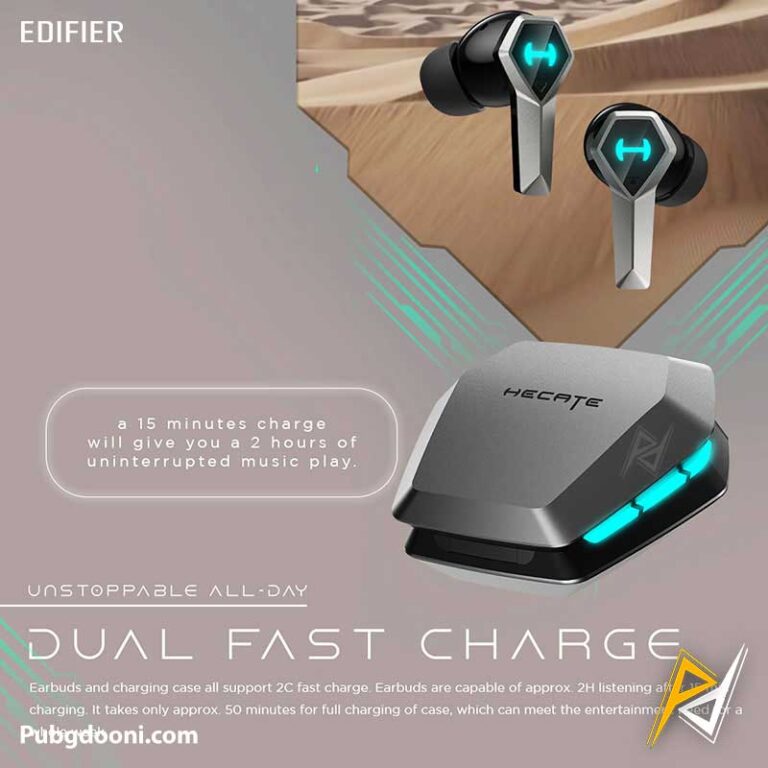 ایرپاد و هندزفری بیسیم گیمینگ حرفه ای ادیفایر Edifier GX04 TWS اورجینال