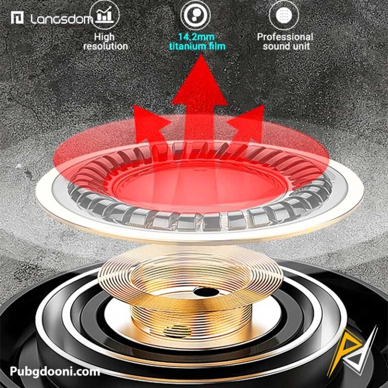 هندزفری گیمینگ حرفه ای سیمی لانگسدوم Langsdom G200X اورجینال