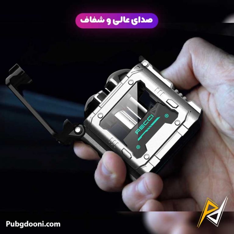 ایرپاد و هندزفری بیسیم گیمینگ رسی RECCI W36 اورجینال