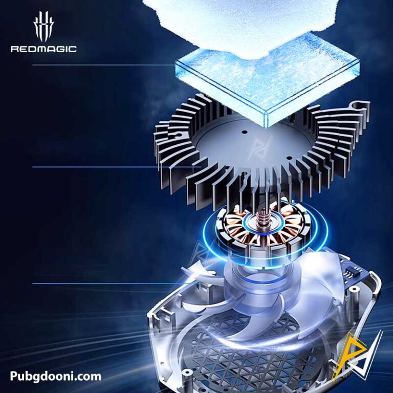 خنک کننده رادیاتوری RGB گوشی موبایل ردمجیک RedMagic Turbo Cooler Gen 4 ...